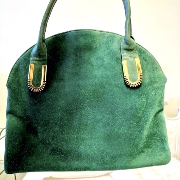 Susan Gail | Bags | Vintage Susan Gail Emerald Green Suede Purse | Poshmark